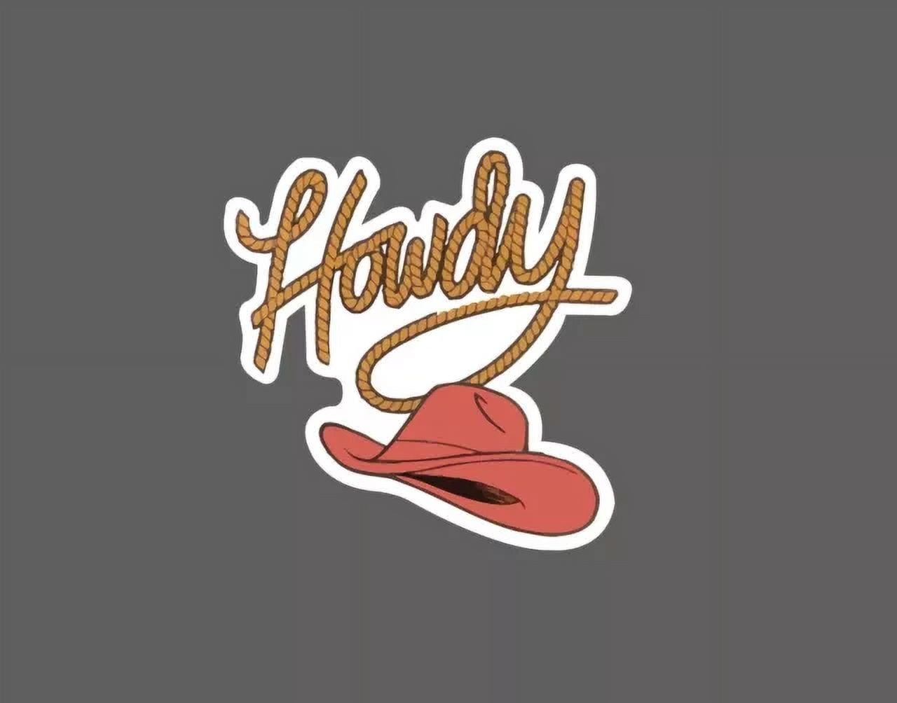 Kira Sticker With Howdy Cowgirl Rope Decorative Laptop, Phone Stickers ...