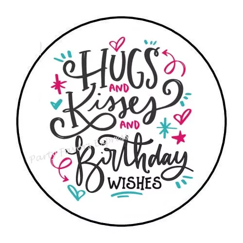 Kira Sticker With Hugs Kisses And Birthday Wishes Decorative Laptop ...