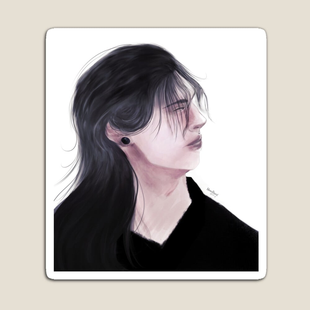 Kira Sticker With Hyunjin As Suguru Geto Fanart Decorative Laptop ...