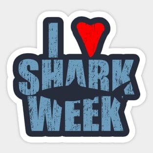 Kira Sticker With I Love Shark Week Decorative Laptop, Phone Stickers ...