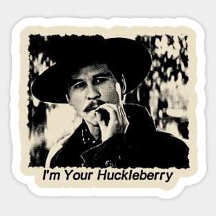 Kira Sticker With I'M Your Huckleberry Decorative Laptop, Phone ...