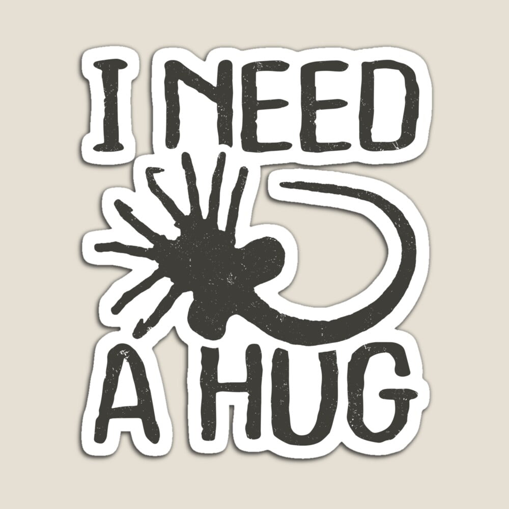 Kira Sticker With I Need A Hug Sticker Decorative Laptop, Phone ...