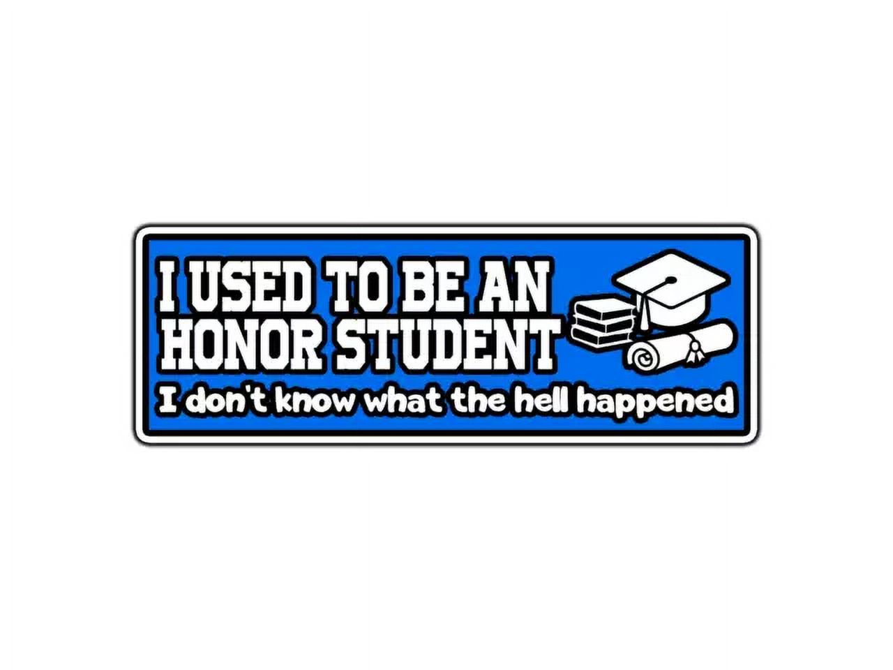 Kira Sticker With I Used To Be An Honor Student Car Decorative Laptop ...