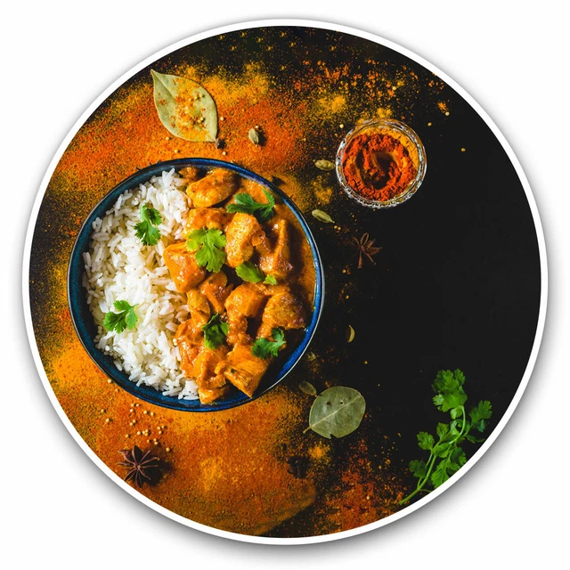 Kira Sticker With Indian Asian Curry Food Cool Gift Decorative Laptop ...
