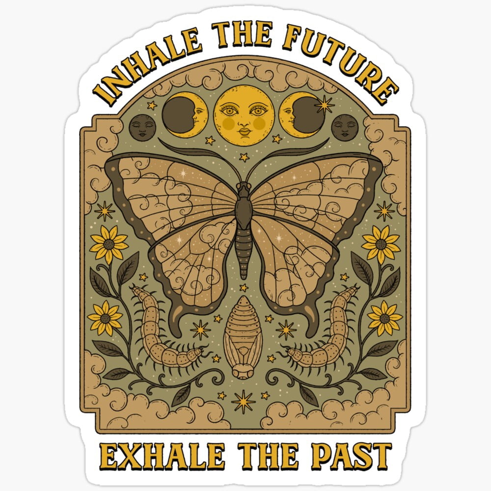 Kira Sticker With Inhale The Future Decorative Laptop, Phone Stickers ...