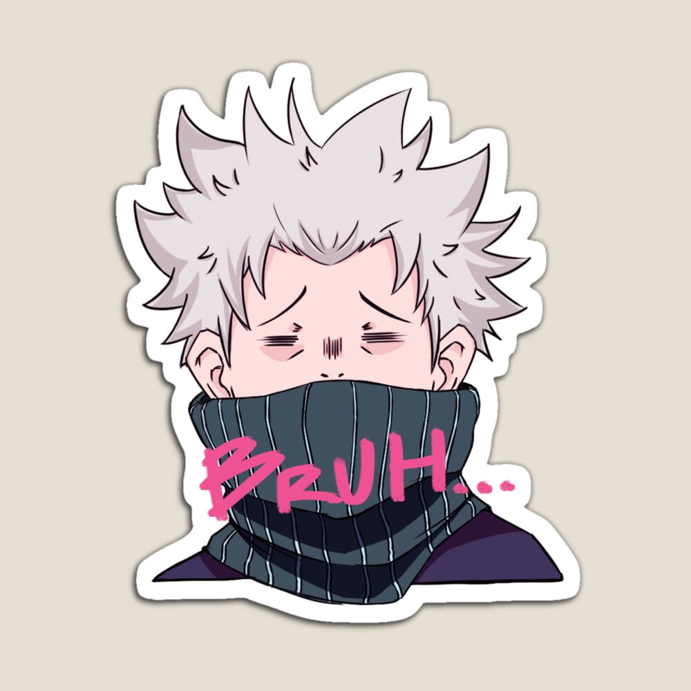 Kira Sticker With Inumaki Bruh Decorative Laptop, Phone Stickers ...