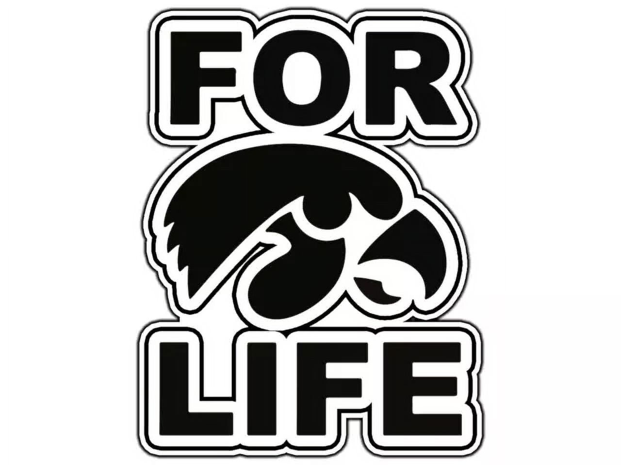 Kira Sticker With Iowa Hawkeyes For Life Logo Decorative Laptop, Phone ...