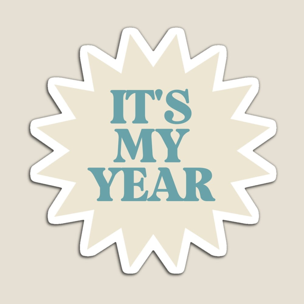Kira Sticker With It'S My Year Sticker Sticker Decorative Laptop, Phone ...
