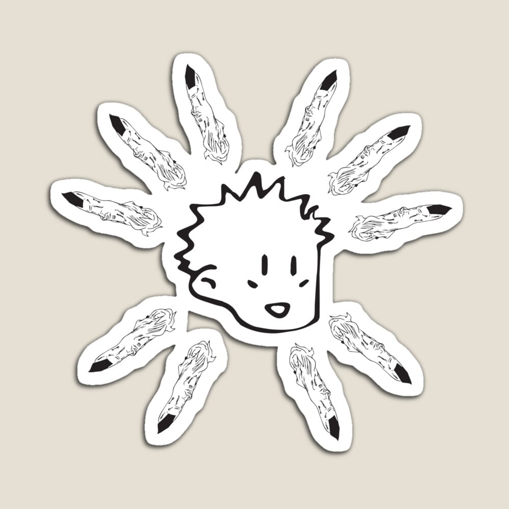 Kira Sticker With Itadori Yuuji Jjk Manga Icon Decorative Laptop, Phone ...