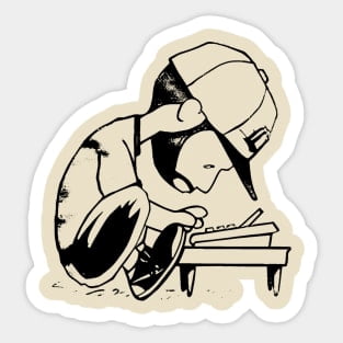 Kira Sticker With J Dilla Sketch Decorative Laptop, Phone Stickers ...