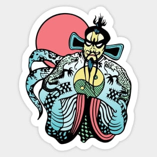 Kira Sticker With Jack Burton Fu Manchu Decorative Laptop, Phone ...