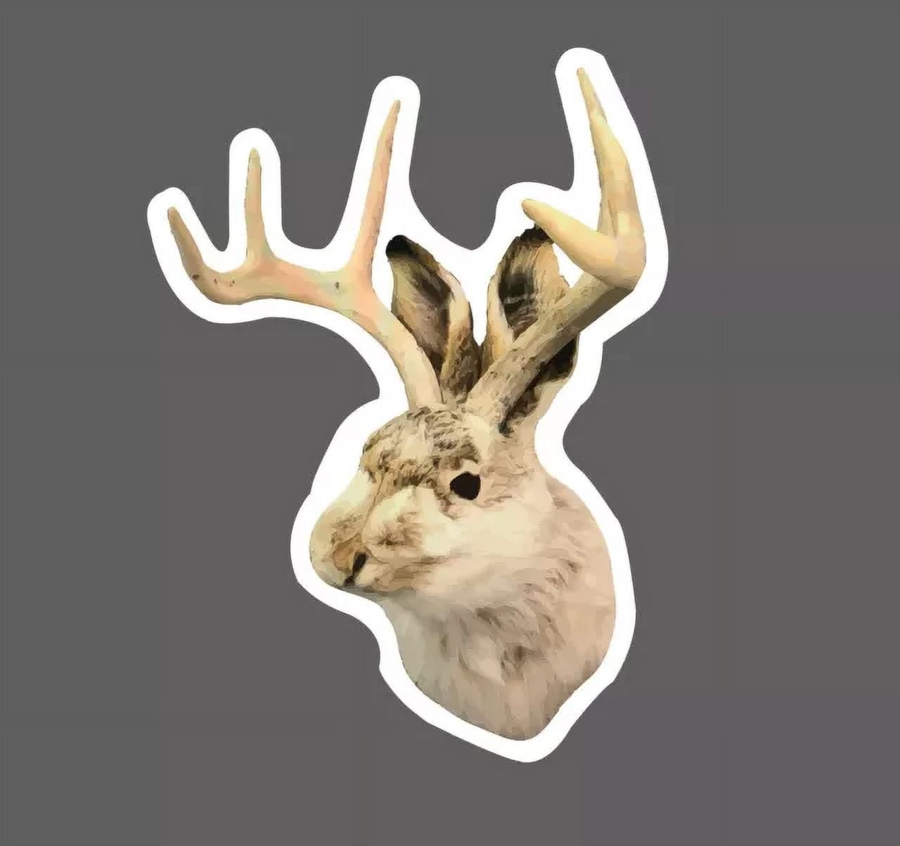 Kira Sticker With Jackalope Rabbit Deer Waterproof Decorative Laptop ...
