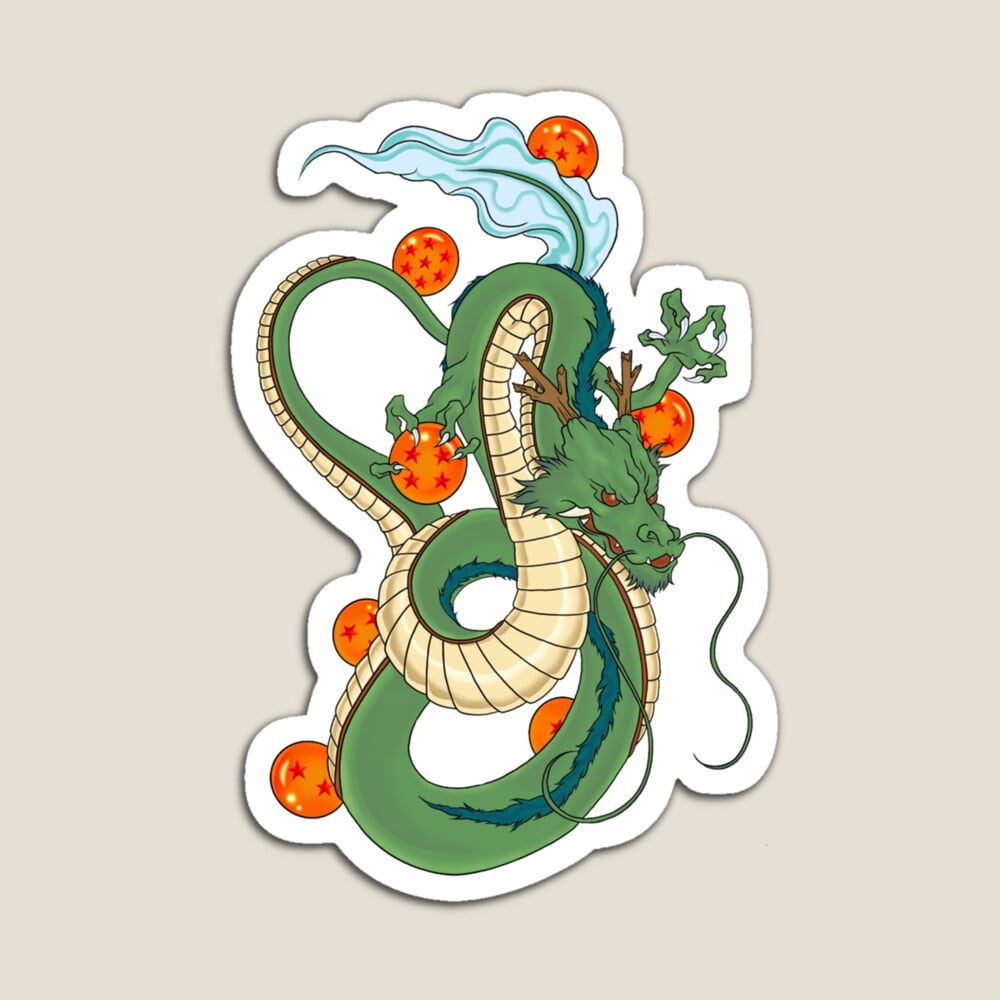 Kira Sticker With Japanese Dragon Shenron Decorative Laptop, Phone ...