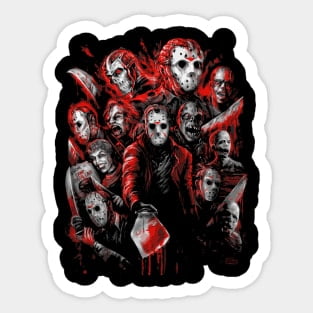 Kira Sticker With Jason Voorhees (Many Faces Of) Decorative Laptop ...