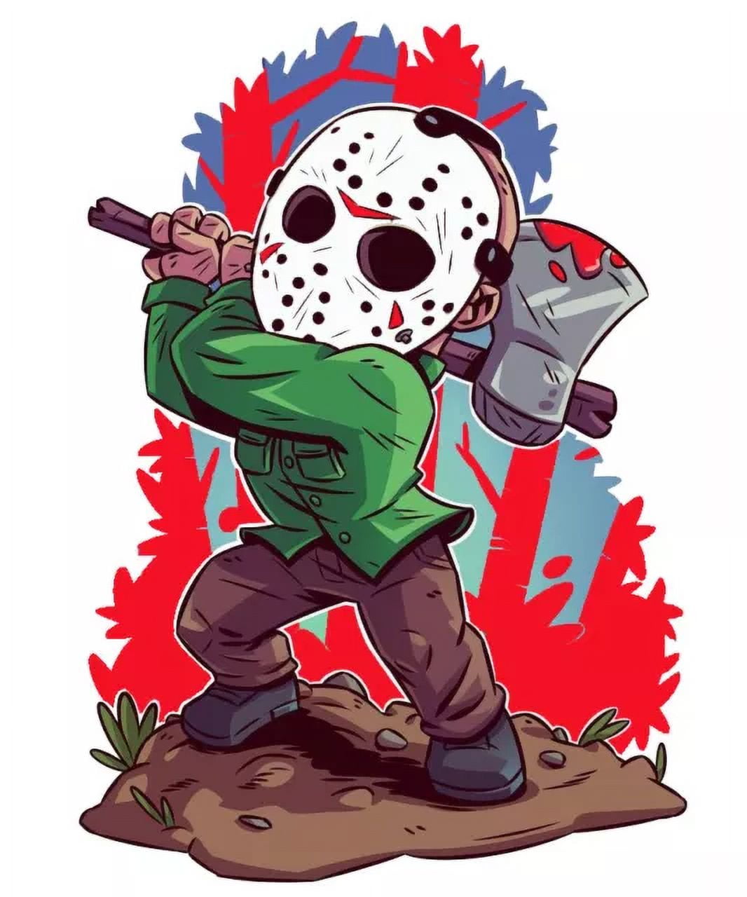 Kira Sticker With Jason Voorhees S Decorative Laptop, Phone Stickers ...