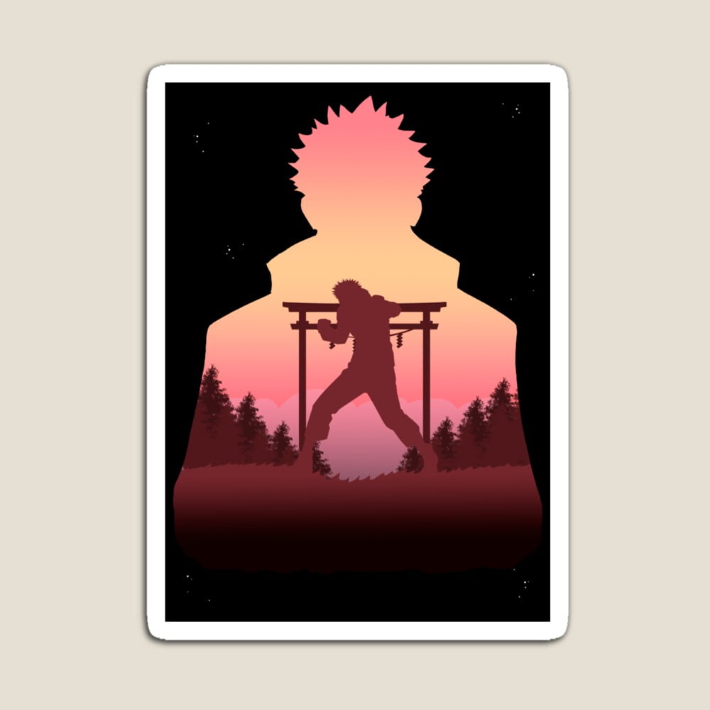 Kira Sticker With Jjk Character Silhouette Decorative Laptop, Phone ...