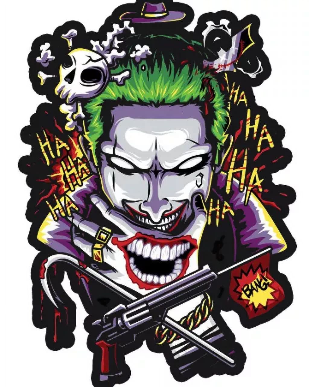 Kira Sticker With Joker Ha-Ha S Decorative Laptop, Phone Stickers ...