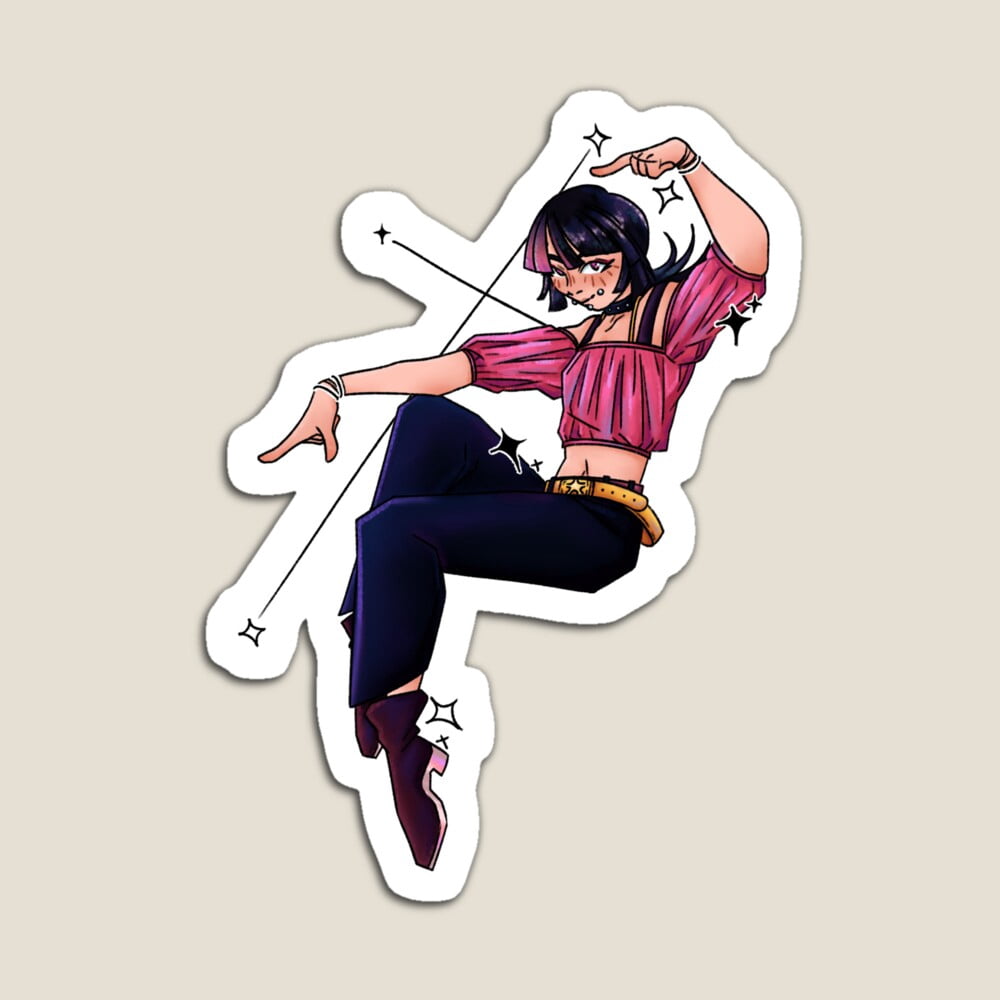 Kira Sticker With Jujutzu K@Isen Kirara Hoshi (Color) Decorative Laptop ...