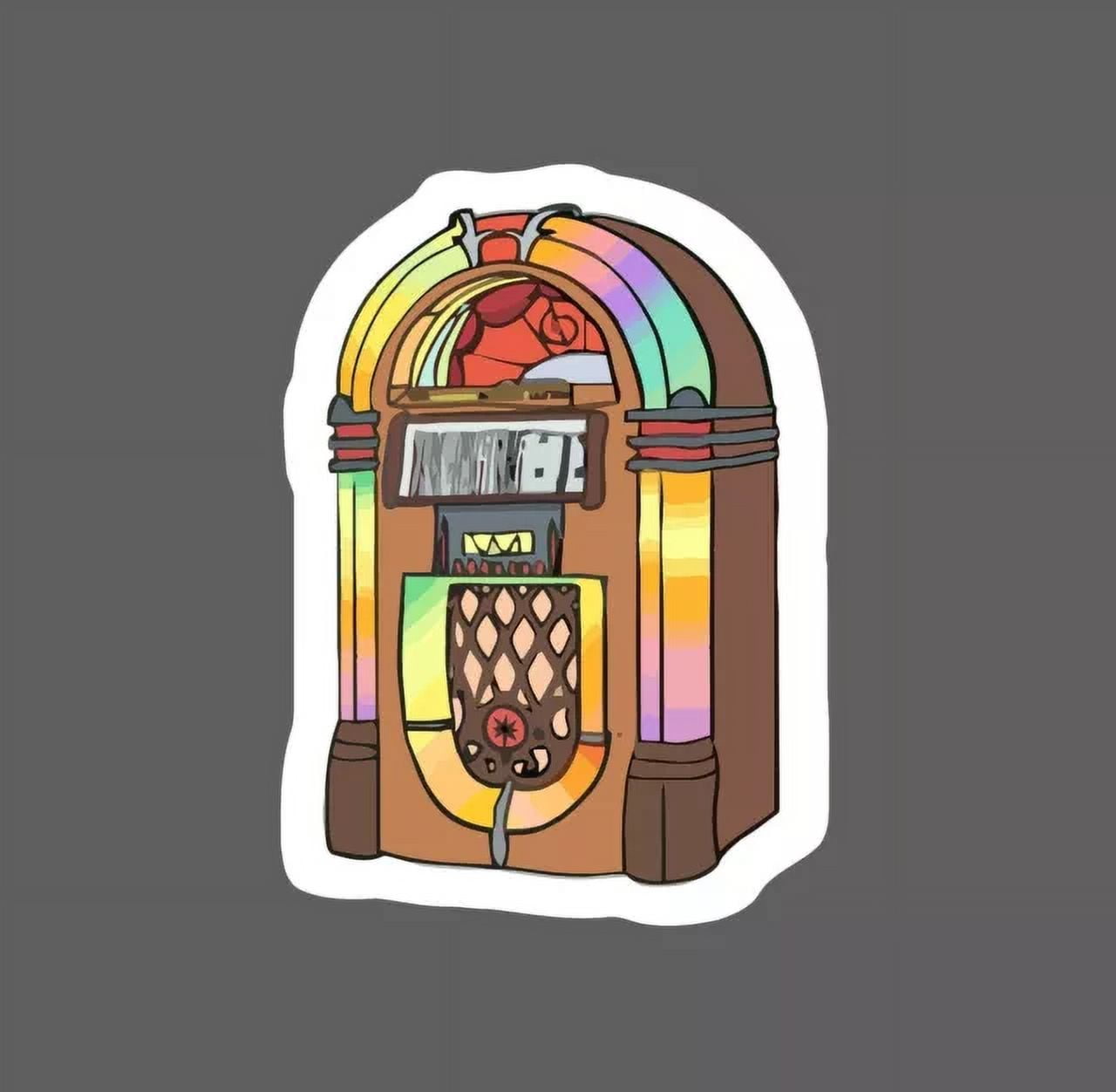 Kira Sticker With Jukebox Music Decorative Laptop, Phone Stickers ...