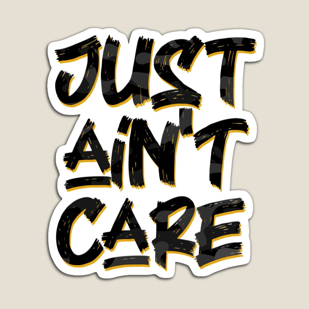 Kira Sticker With Just Ain'T Care Sticker Decorative Laptop, Phone ...