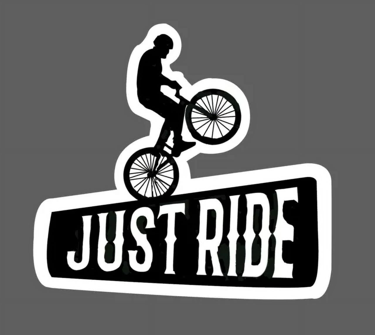 Kira Sticker With Just Ride Bmx Biking Waterproof Decorative Laptop ...