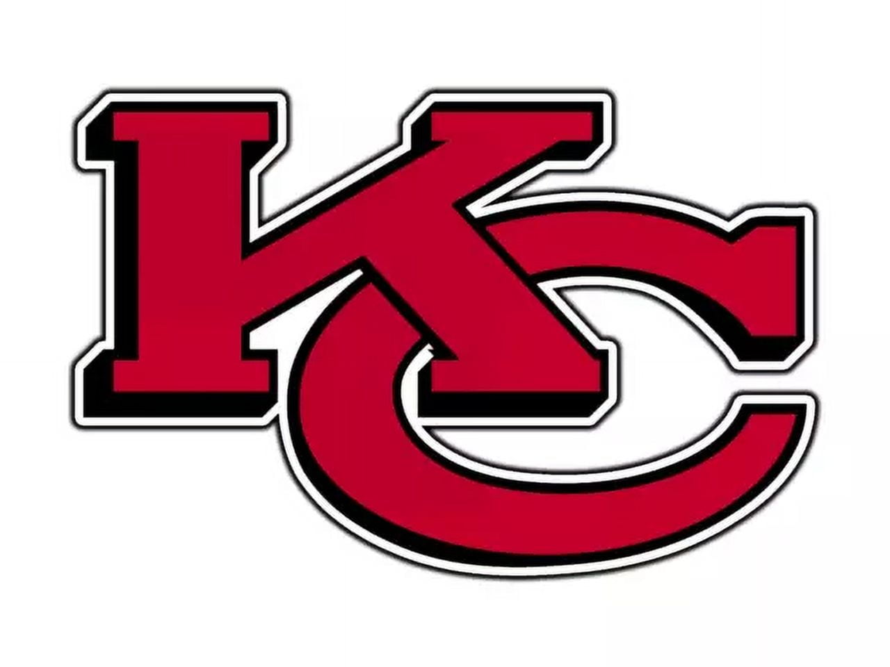 Kira Sticker With Kansas City Chiefs Kc Logo Football Decorative Laptop ...