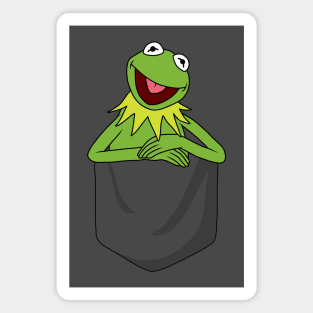 Kira Sticker With Kermit The Frog In Pocket Decorative Laptop, Phone ...