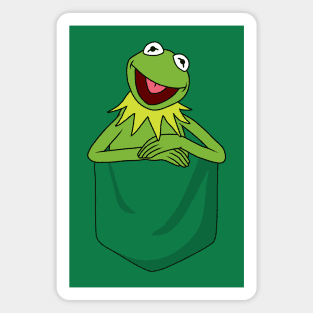 Kira Sticker With Kermit The Frog In Pocket Decorative Laptop, Phone ...