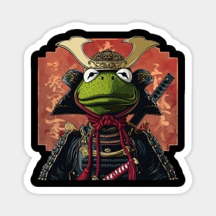 Kira Sticker With Kermit The Samurai Decorative Laptop, Phone Stickers ...