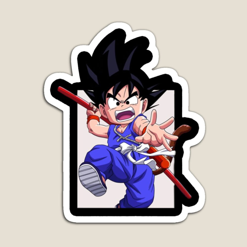 Kira Sticker With Kid Goku Classic T-Shirt Decorative Laptop, Phone ...