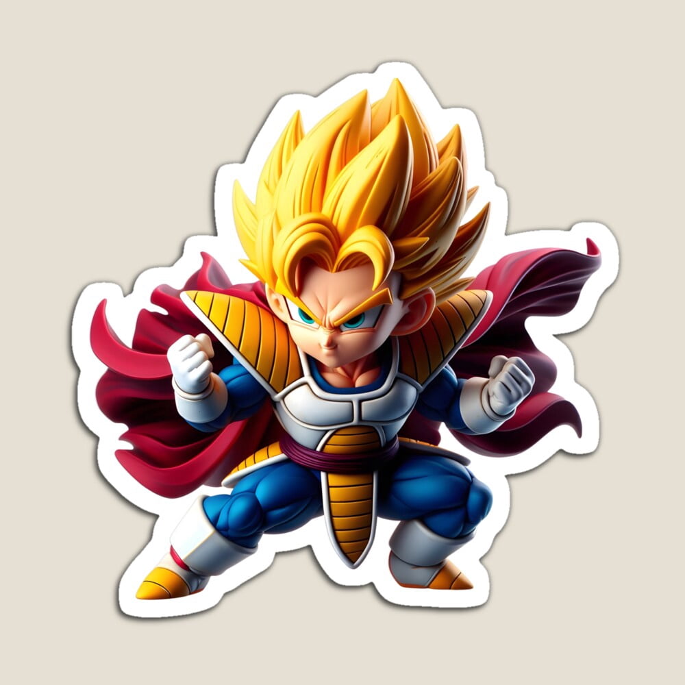 Kira Sticker With Kid Vegeta Decorative Laptop, Phone Stickers ...