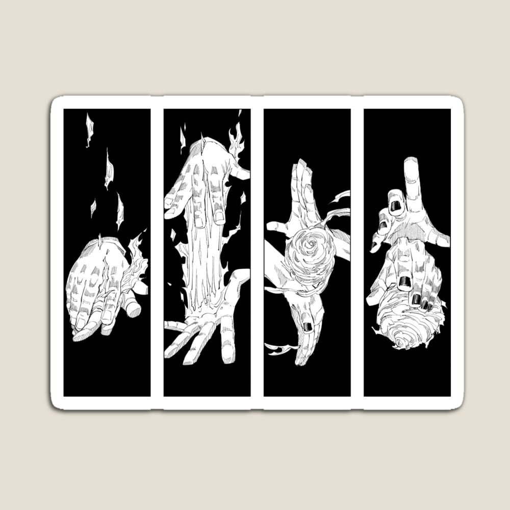 Kira Sticker With King Of Curses Flame Handsign Decorative Laptop ...
