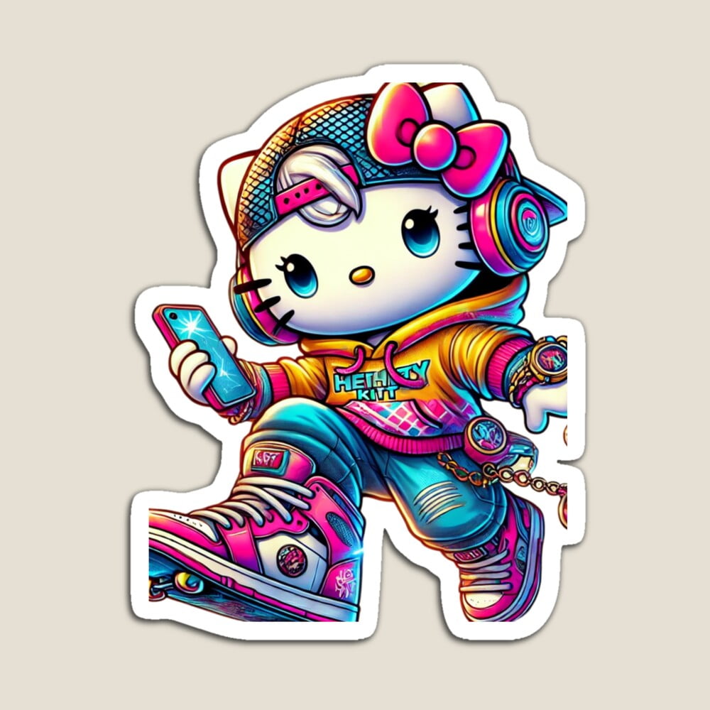 Kira Sticker With Kitty'S Dreamy World Decorative Laptop, Phone Stickers, Waterproof Decals ...