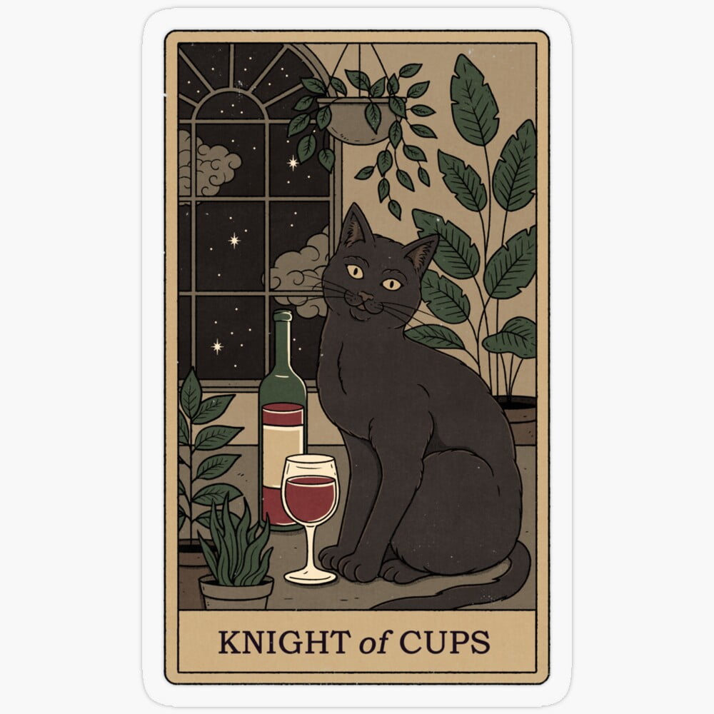 Kira Sticker With Knight Of Cups Decorative Laptop, Phone Stickers ...