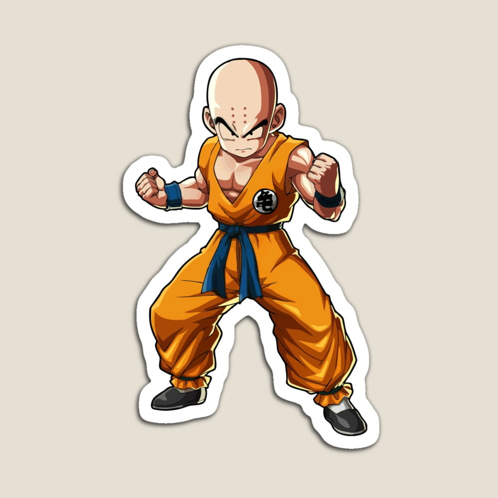 Kira Sticker With Krillin Dragon Ball Z Decorative Laptop, Phone ...