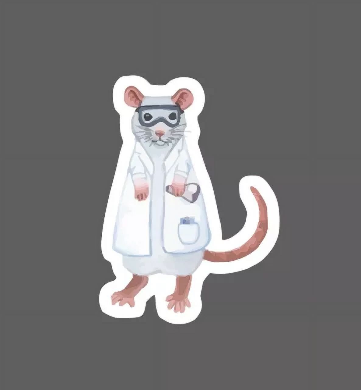 Kira Sticker With Lab Rat Experiment Decorative Laptop, Phone Stickers ...