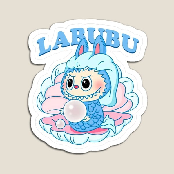 Kira Sticker With Lab0Boo & Blue, Boy Decorative Laptop, Phone Stickers ...