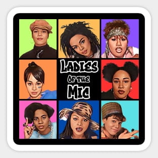 Kira Sticker With Ladies Of The Mic Decorative Laptop, Phone Stickers ...