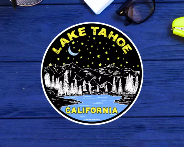 Kira Sticker With Lake Tahoe California Decal Skiing Decorative Laptop ...