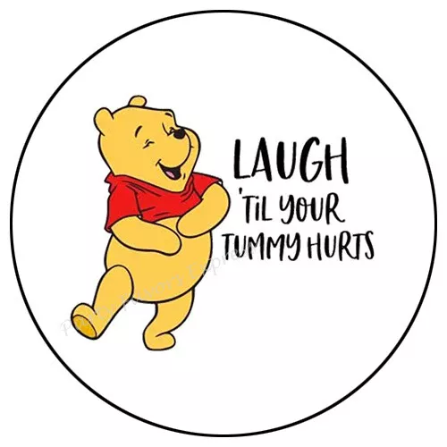 Kira Sticker With Laugh Til Your Tummy Hurts Pooh Decorative Laptop ...