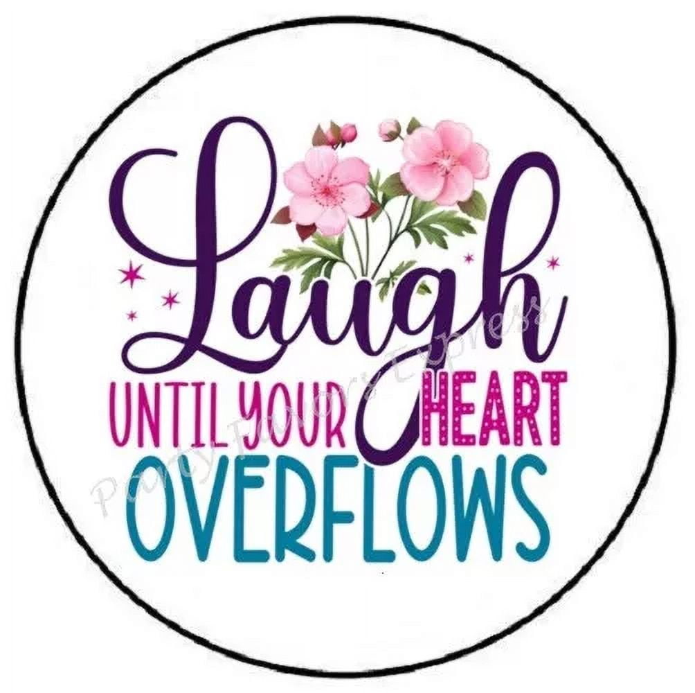 Kira Sticker With Laugh Until Your Heart Overflows Decorative Laptop ...