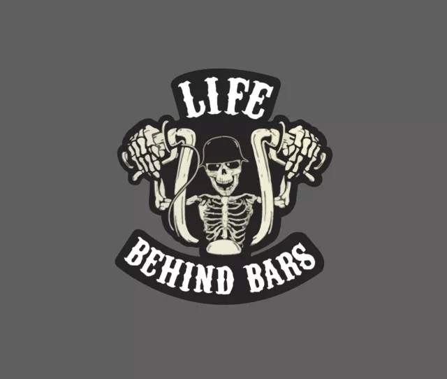 Kira Sticker With Life Behind Bars Motorcycle Decorative Laptop, Phone ...