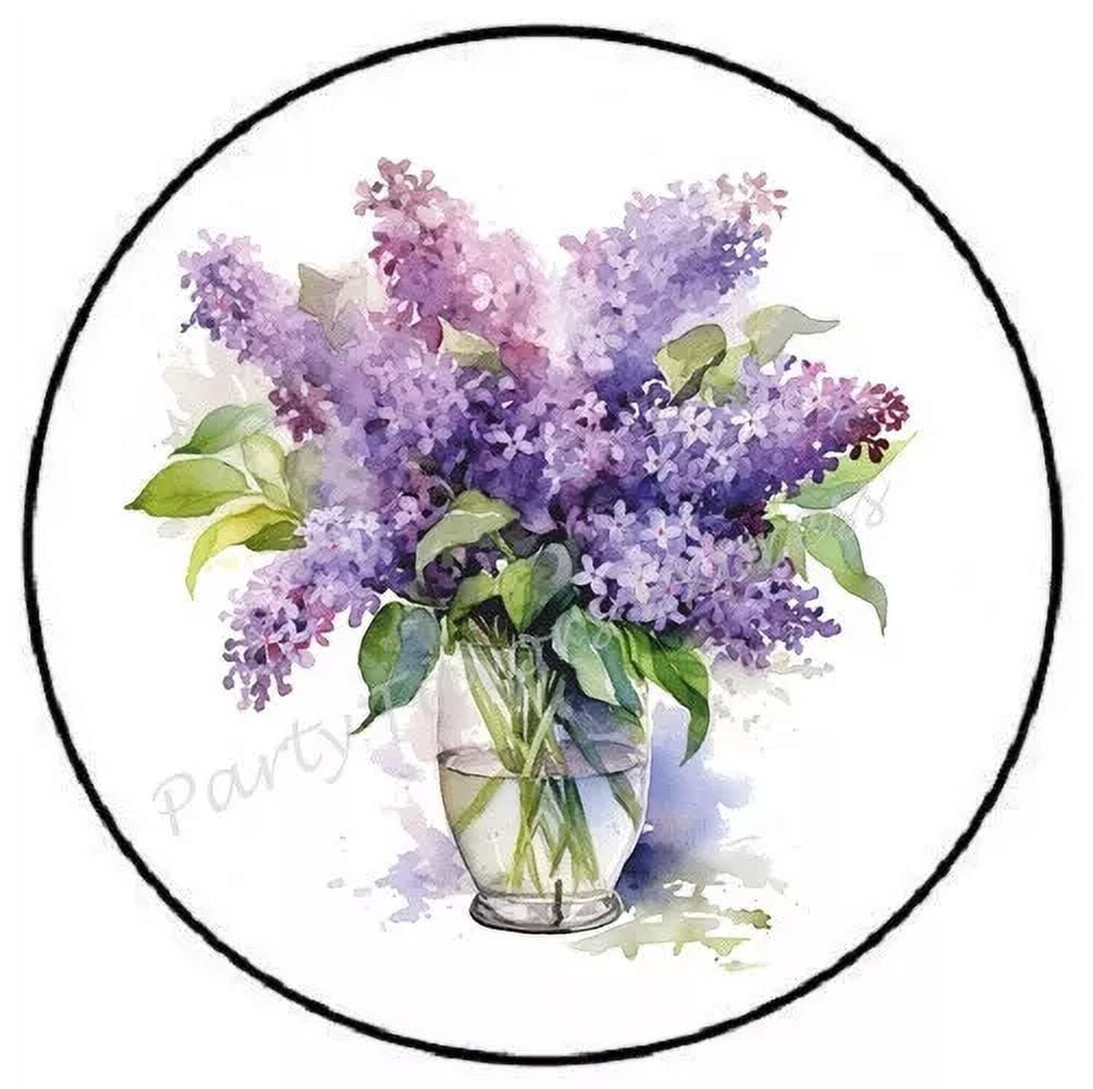 Kira Sticker With Lilac Flowers Decorative Laptop, Phone Stickers ...