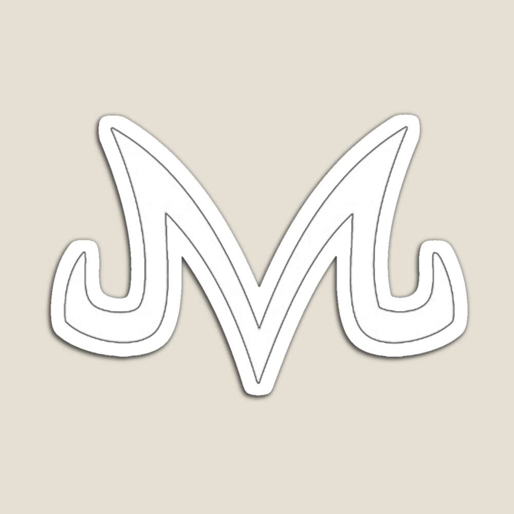 Kira Sticker With Logo Majin Vegeta Decorative Laptop, Phone Stickers ...
