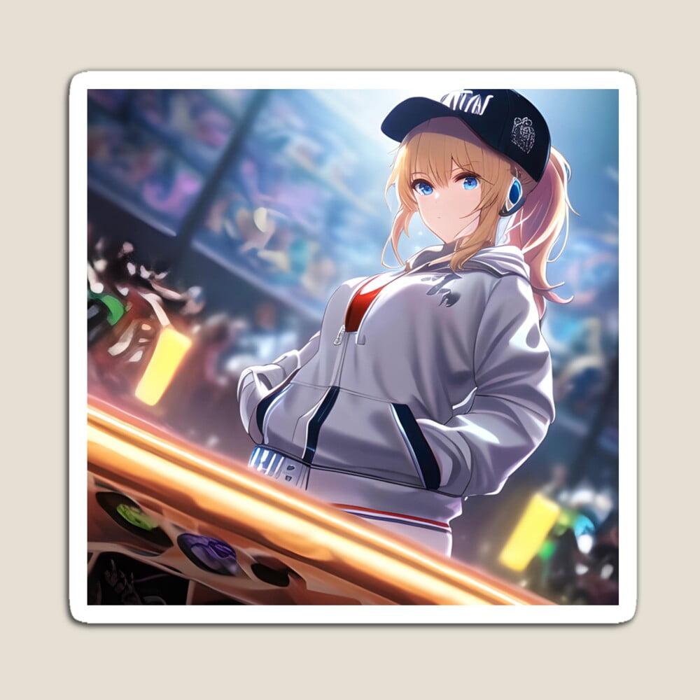 Kira Sticker With Looking Extra Cute Waifu Anime Girl Decorative Laptop ...