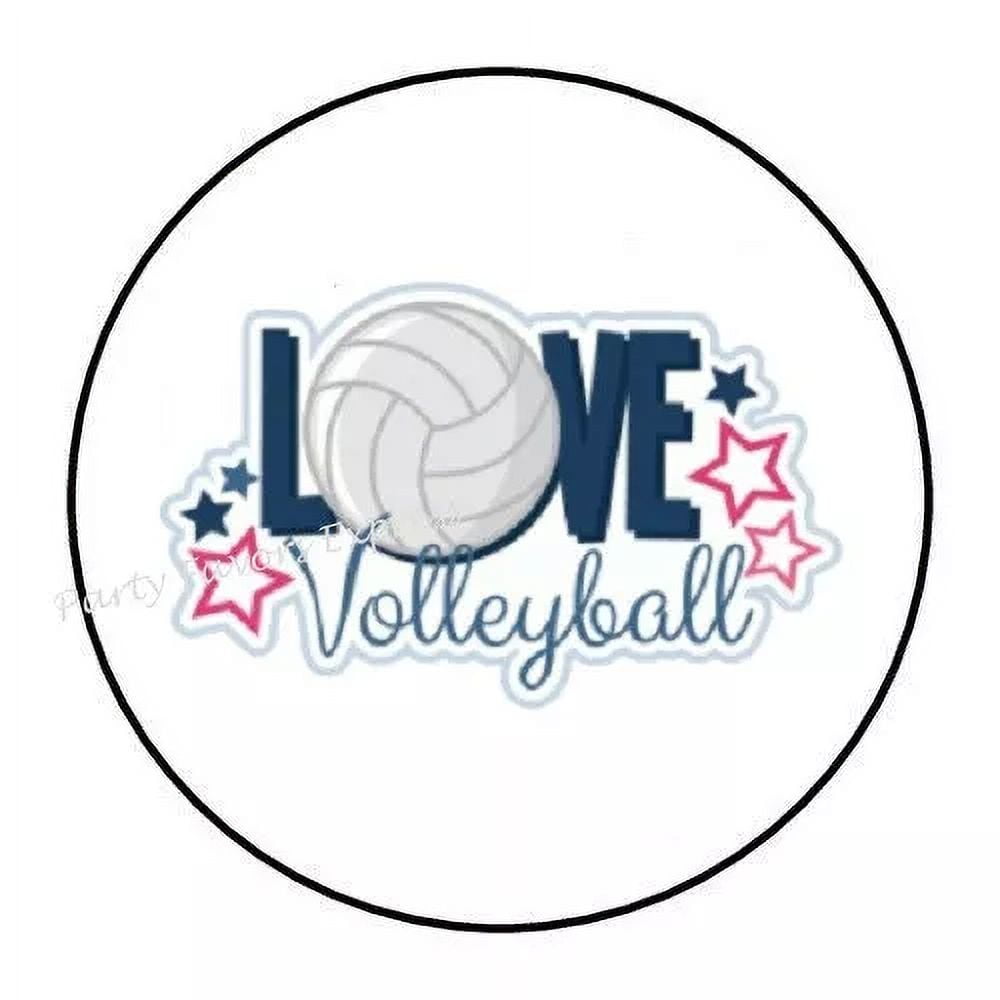 Kira Sticker With Love Volleyball Decorative Laptop, Phone Stickers ...