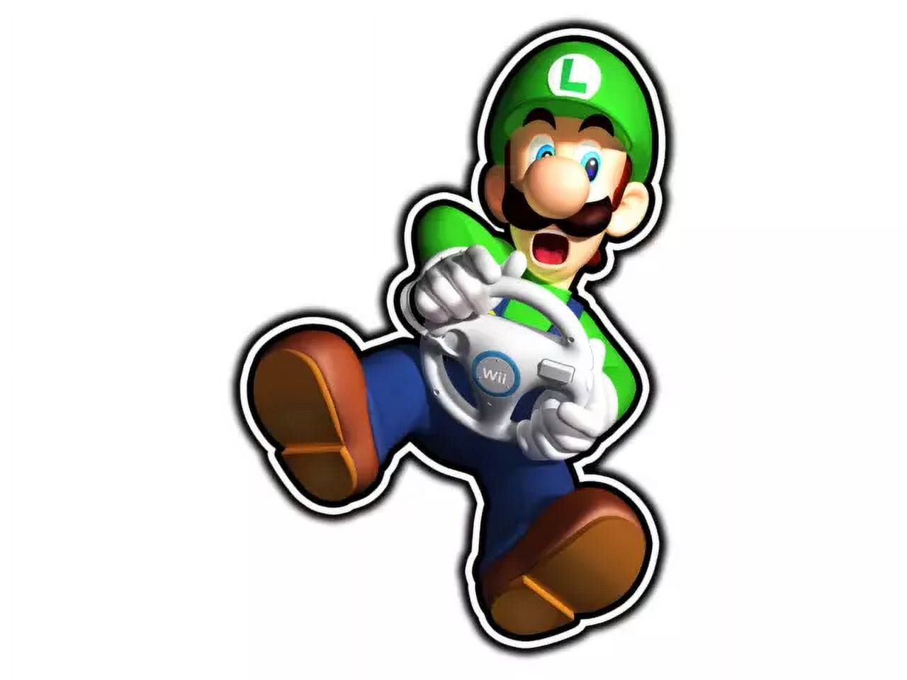 Kira Sticker With Luigi Wii Mario Kart Decorative Laptop, Phone Stickers, Waterproof Decals ...