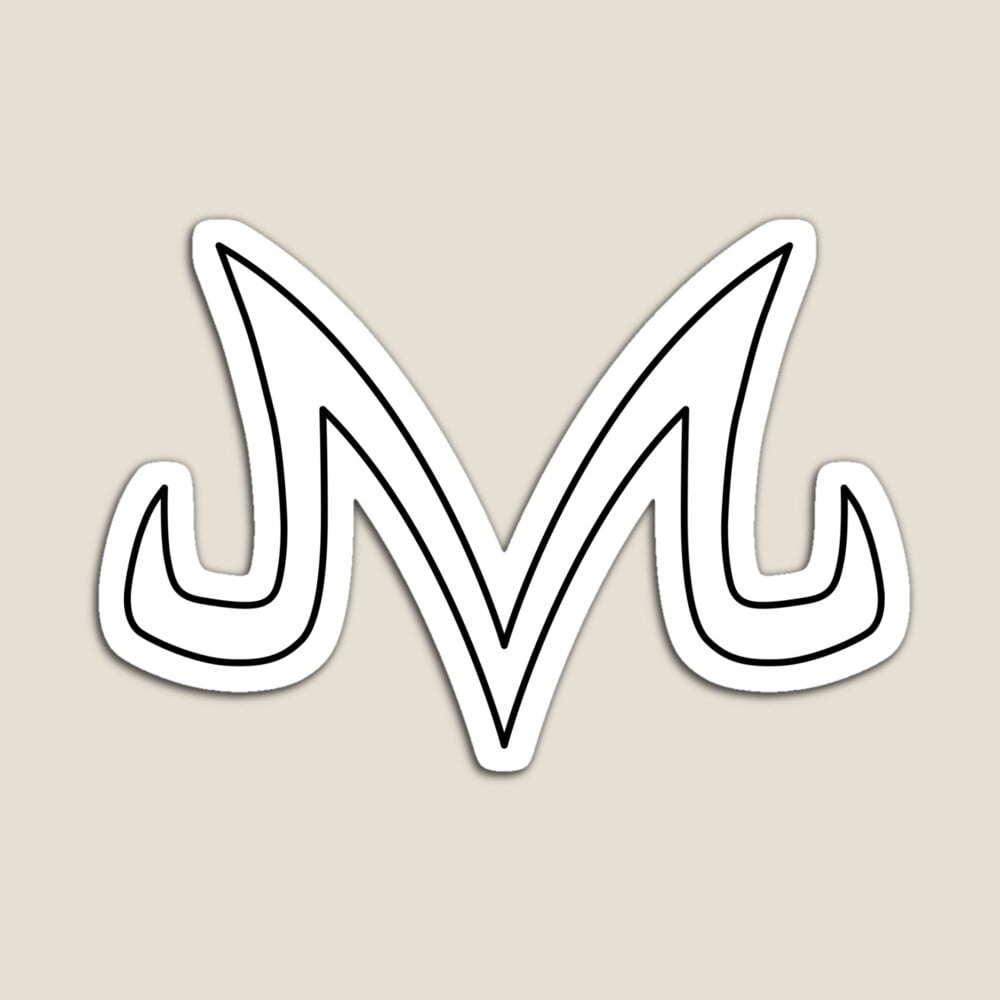 Kira Sticker With Majin Buu Demon Mark Decorative Laptop, Phone ...