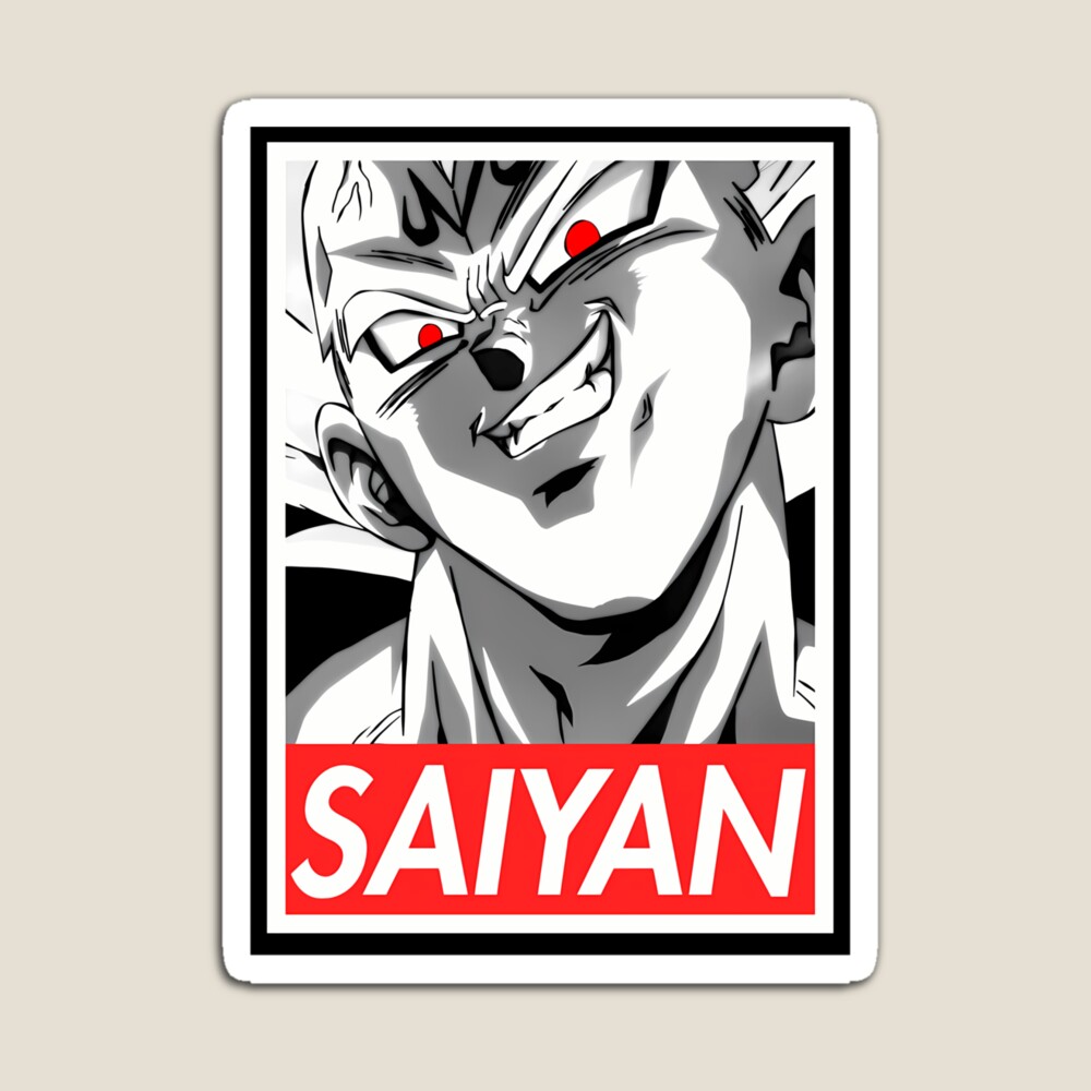 Kira Sticker With Majin Vegeta Dragon Ball Z Decorative Laptop, Phone ...