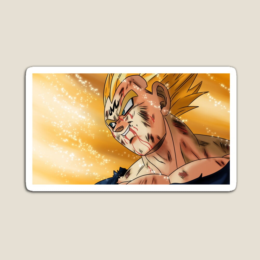 Kira Sticker With Majin Vegeta Sacrifice Decorative Laptop, Phone ...